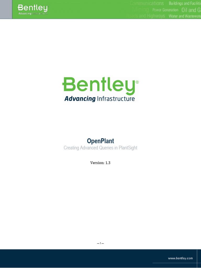 HT OP-AdvancedQueriesinPlantSight EN 10U8R1 3 | PDF | String (Computer Science) | Command Line ...