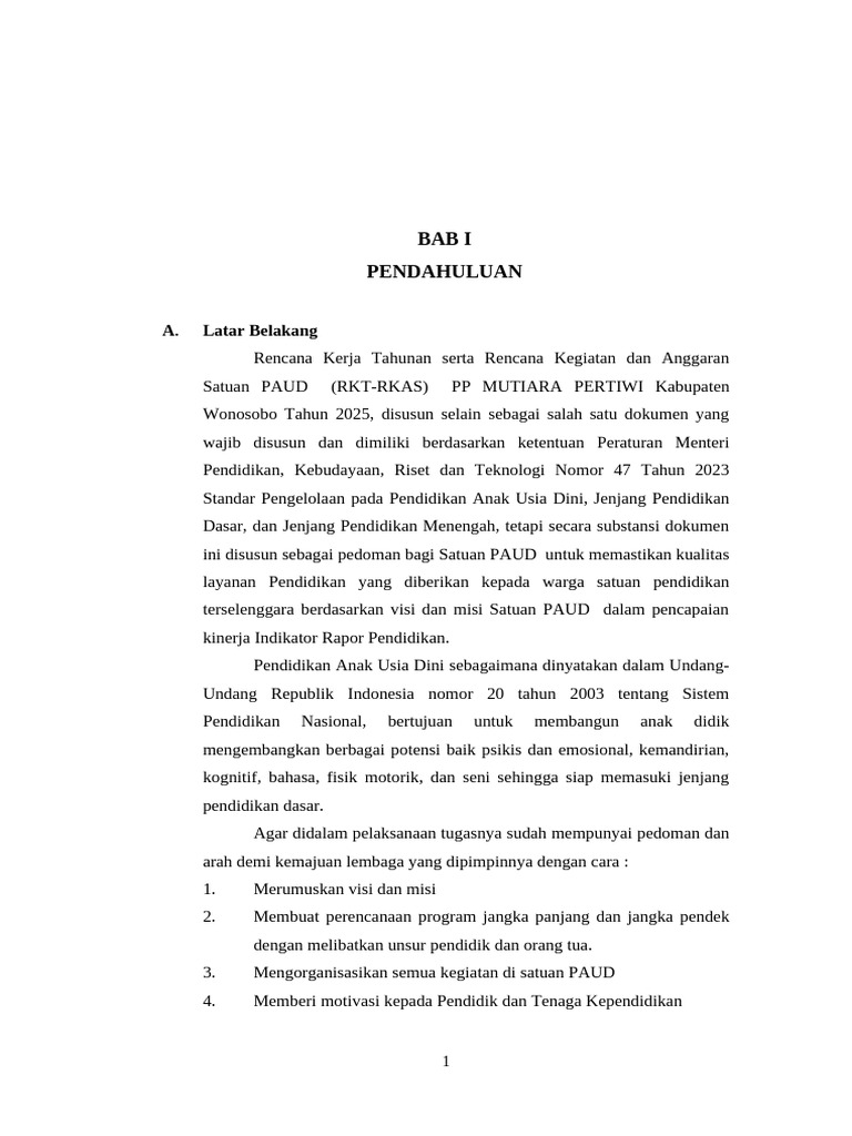 Format RKT - RKAS - 2025 - Updated | PDF
