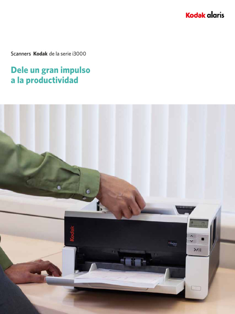 Scanners Kodak i3000: Eficiencia y Productividad | PDF | Reconocimiento ...