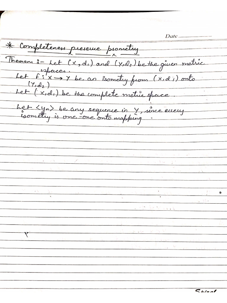 Cantor Intersection Therorms | PDF