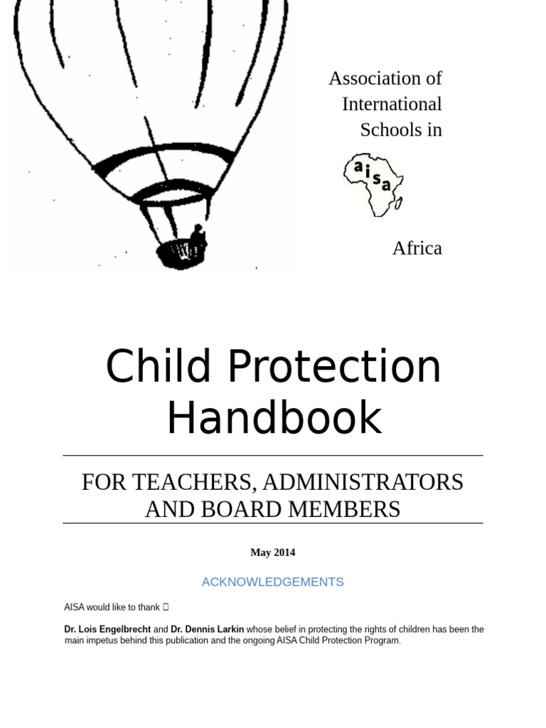 Childprotectionhandbook Word. | PDF | Child Abuse | Child Protection