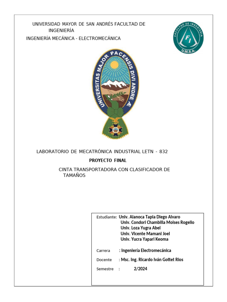 Proyecto Informe Brazo Robotico | PDF | Arduino | Sensor