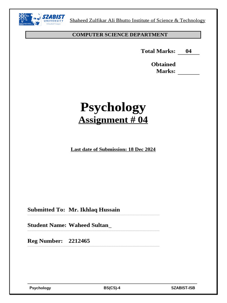 Psychology 1 | PDF | Intelligence | Psychology