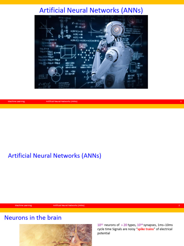 Artificial Neural Networks | PDF | Artificial Neural Network | Machine Learning