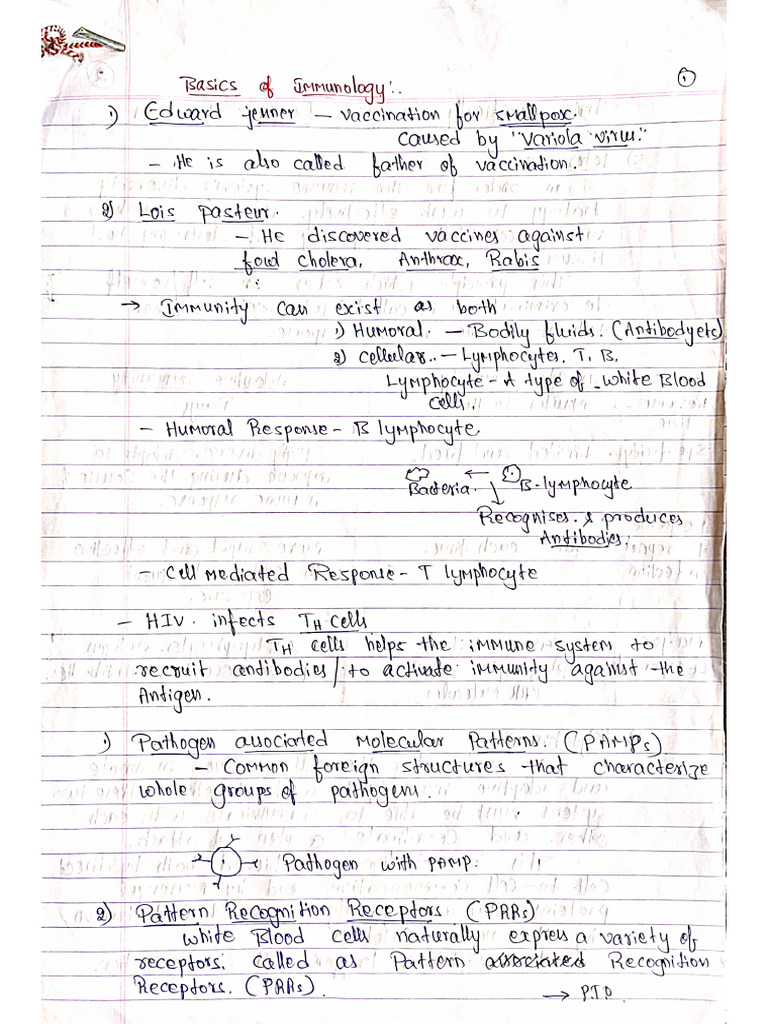 Immunology Notes | PDF