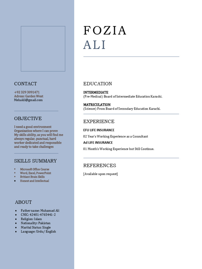 Ali cv | PDF
