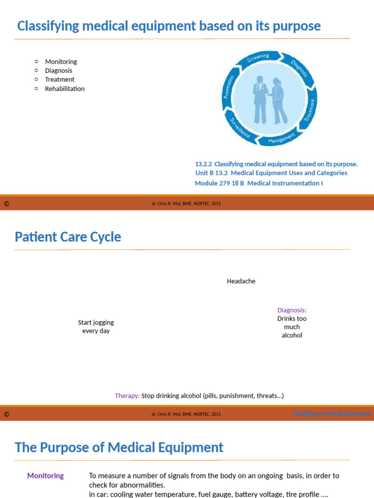 Medical Equipment Classification Guide | PDF | Physical Therapy ...