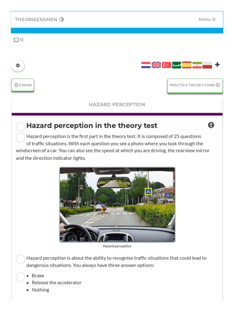 hazard perception | PDF | Traffic | Transport Infrastructure