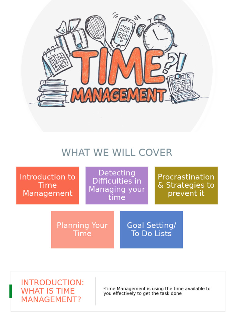 Time Management for Students | PDF | Time Management | Professional Skills