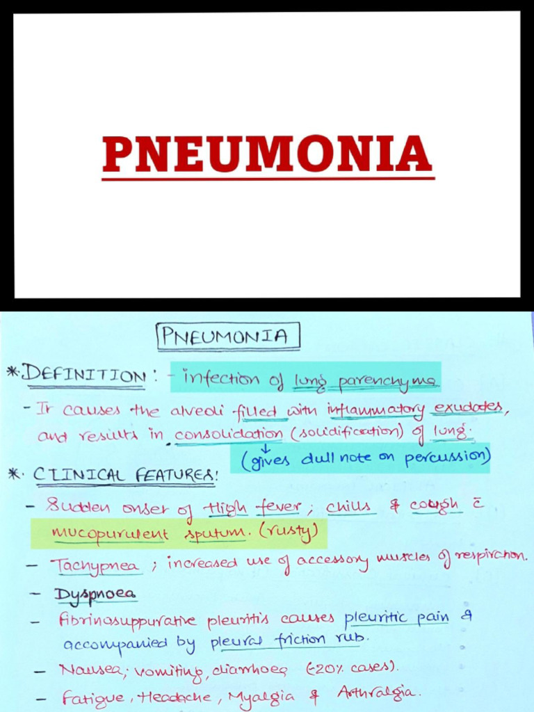 Pneumonia | PDF