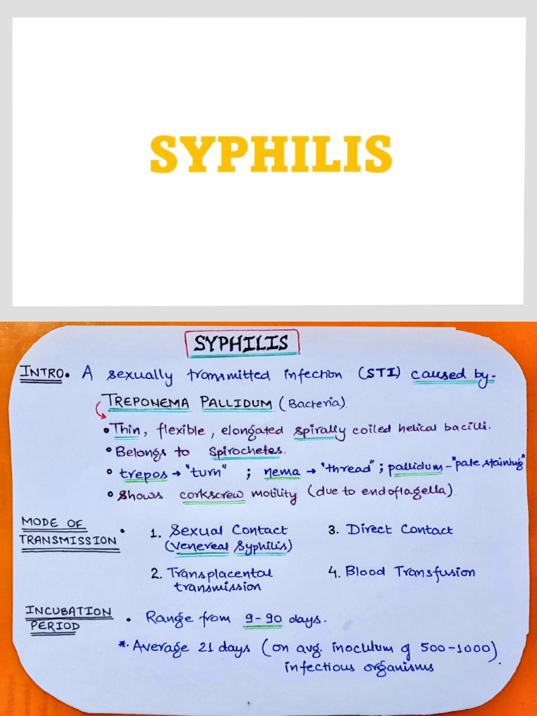 Syphilis | PDF