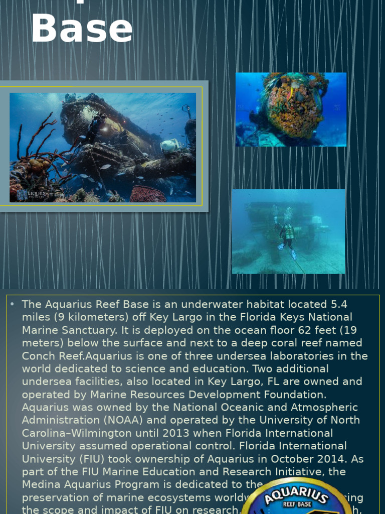 Aquarius Reef Base | PDF | Underwater Diving | Oceanography