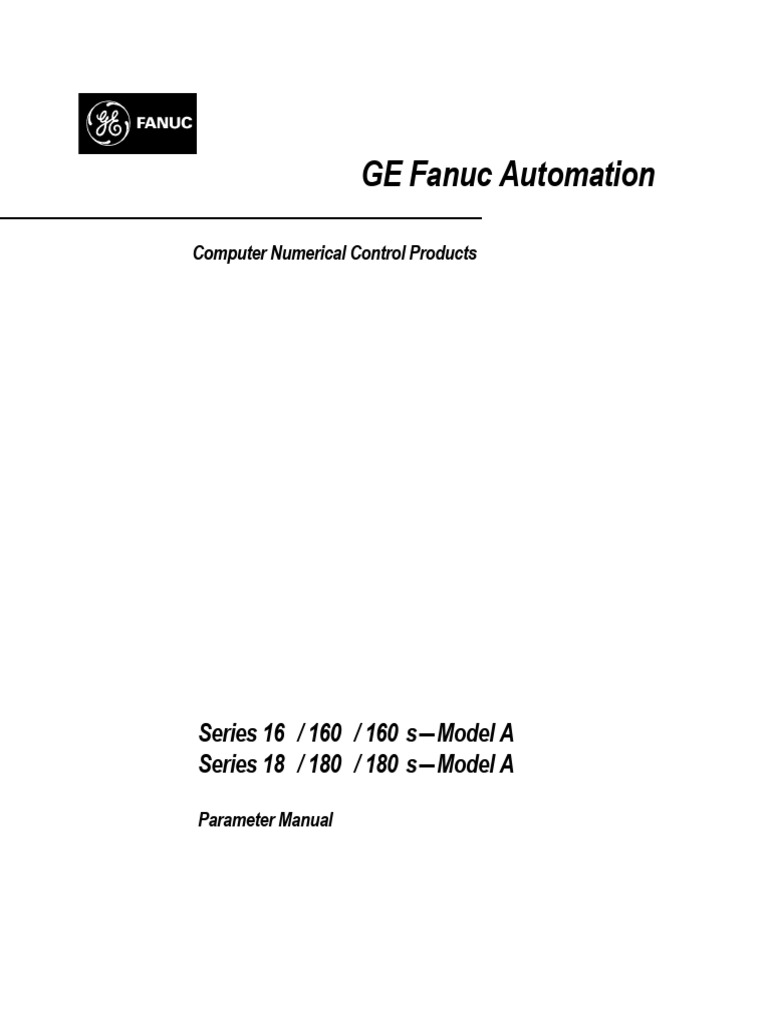 Fanuc 16i 18i Model A Parameter Manual | PDF | Parameter (Computer Programming) | Bit