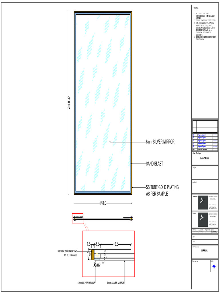 Mirror - Katrina | PDF | Drawing | Technical Drawing