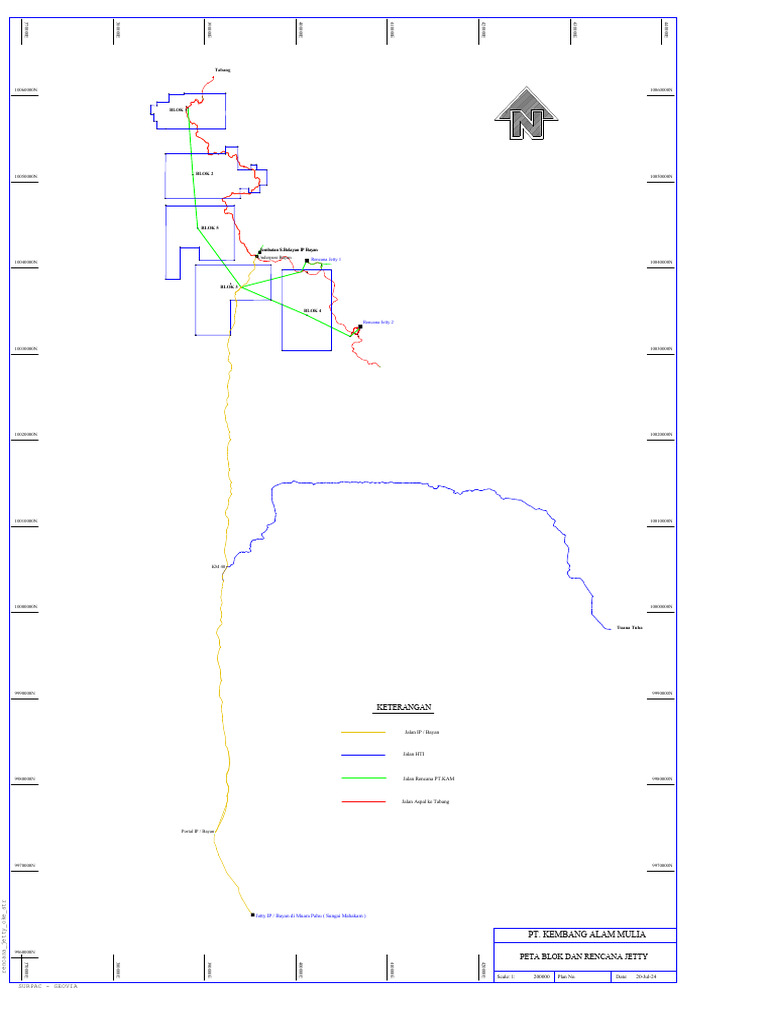 Peta Rencana_Jetty_oke | PDF