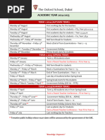 TMC Student Term Dates 2024 25 | PDF