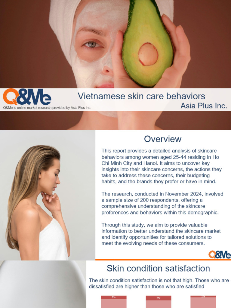 Skin Care Behaviors Among Vietnamese en | PDF | Skin Care | Marketing Research