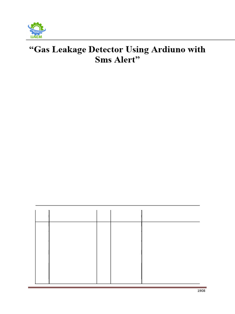 Gas Leakage Detector Using Ardiuno With Sms | PDF | Sensor | Personal Identification Number
