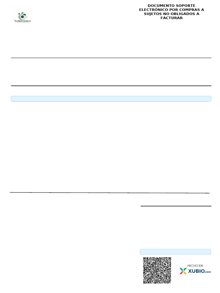 Documento Soporte N° DSE-4 | PDF