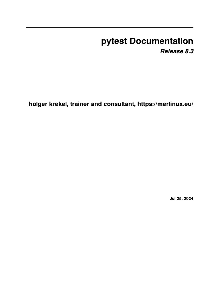 Pytest | PDF