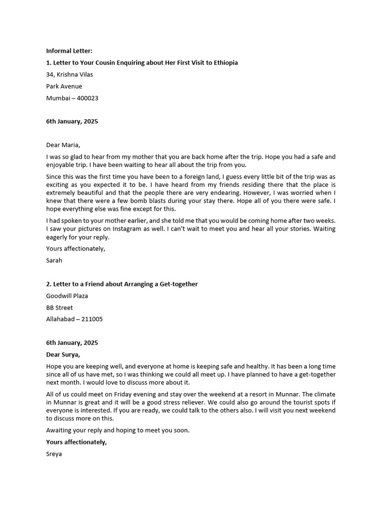 Writing Skill Format 2024 - 2025 | PDF