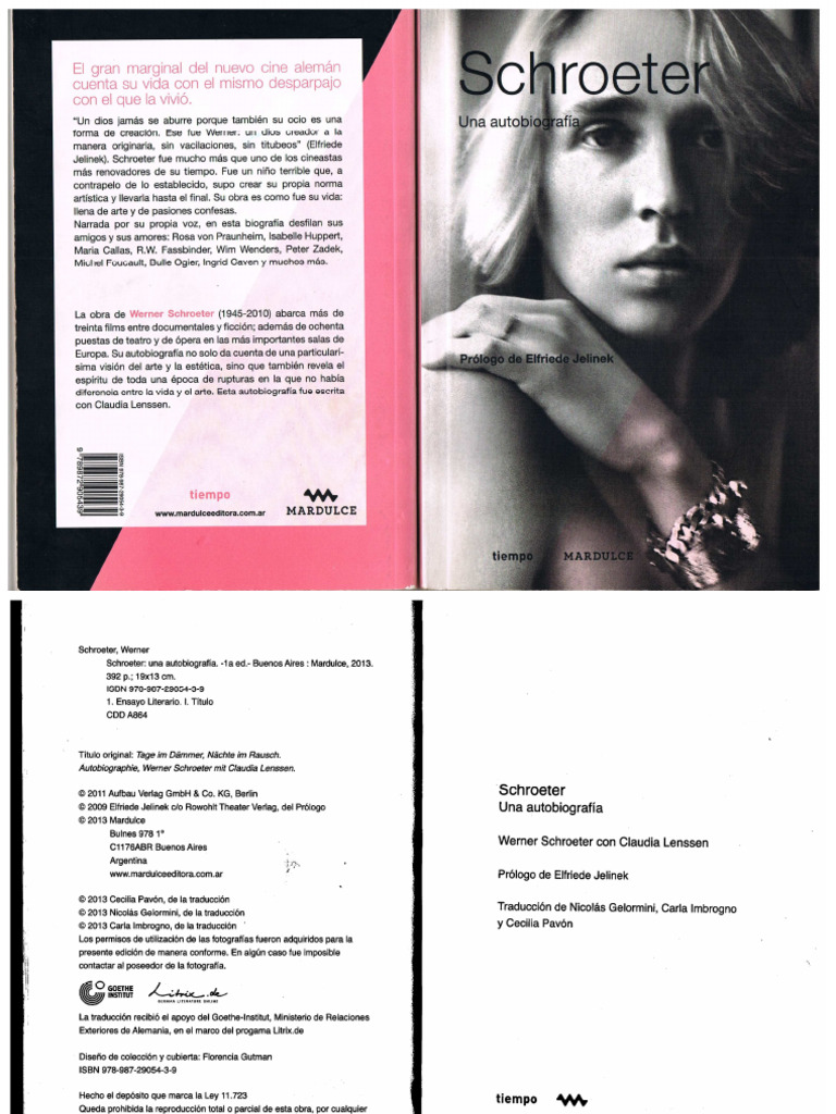 Werner Schroeter - Una Autobiografía | PDF