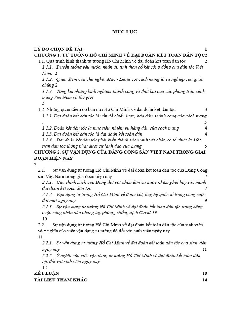 Tieu Luan Tu Tuong Ho Chi Minh | PDF