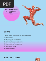 Muscle Tone Assessment Techniques | PDF | Musculoskeletal System | Medicine