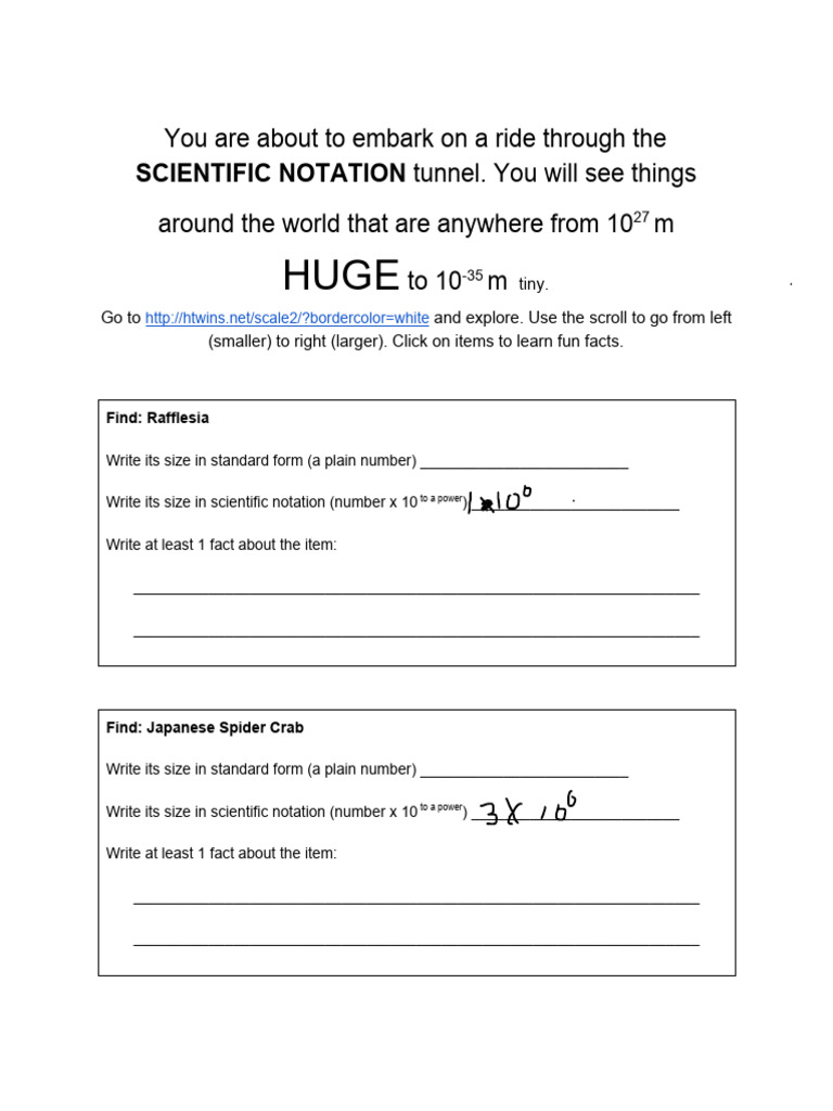 Scientific Notation | PDF | Universe | Astrophysics