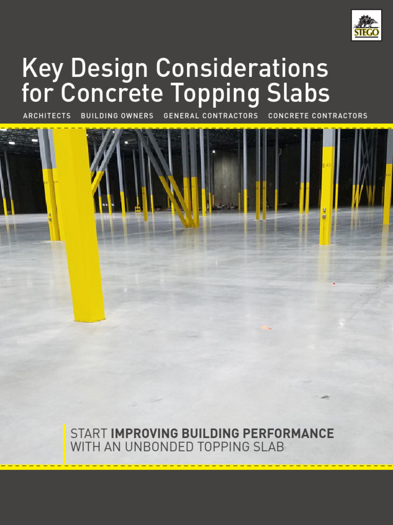 Key Design Considerations For Concrete Topping Slabs Ebook FINAL | PDF ...