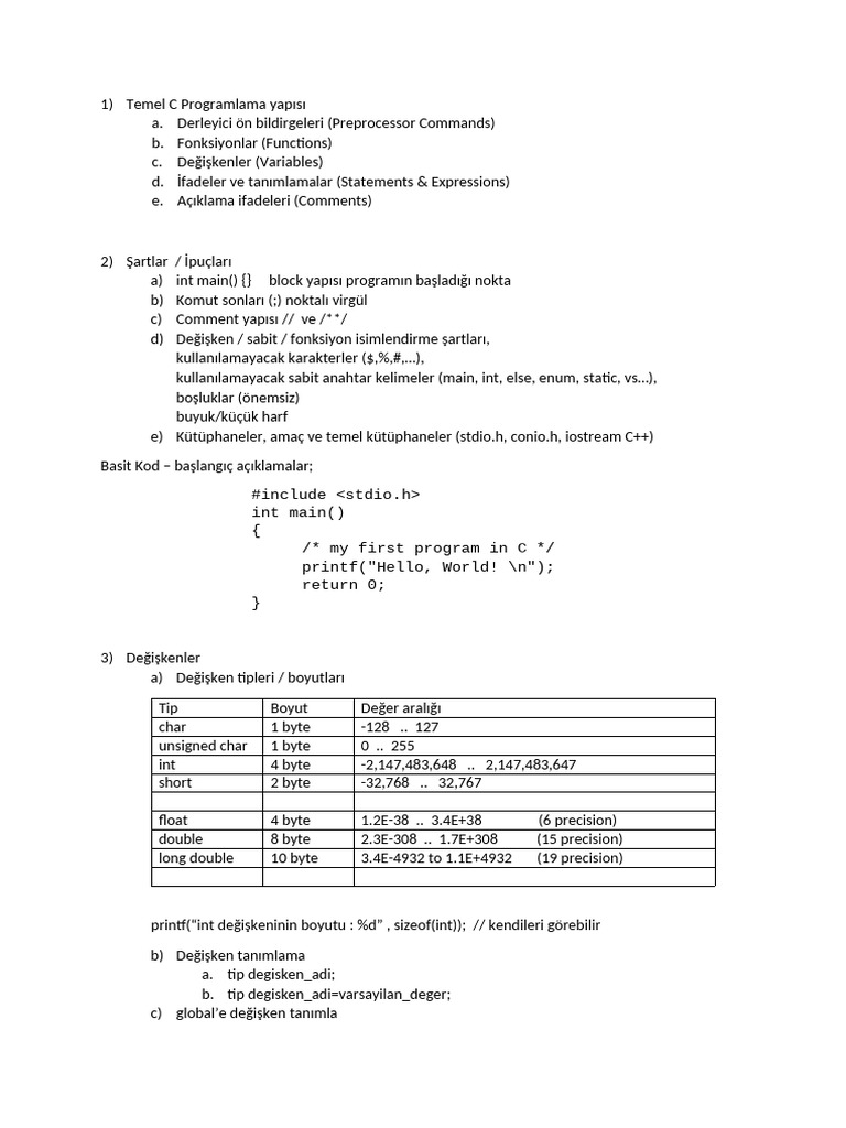 Algoritma_Programlama_1_-_HAFTA_4 | PDF