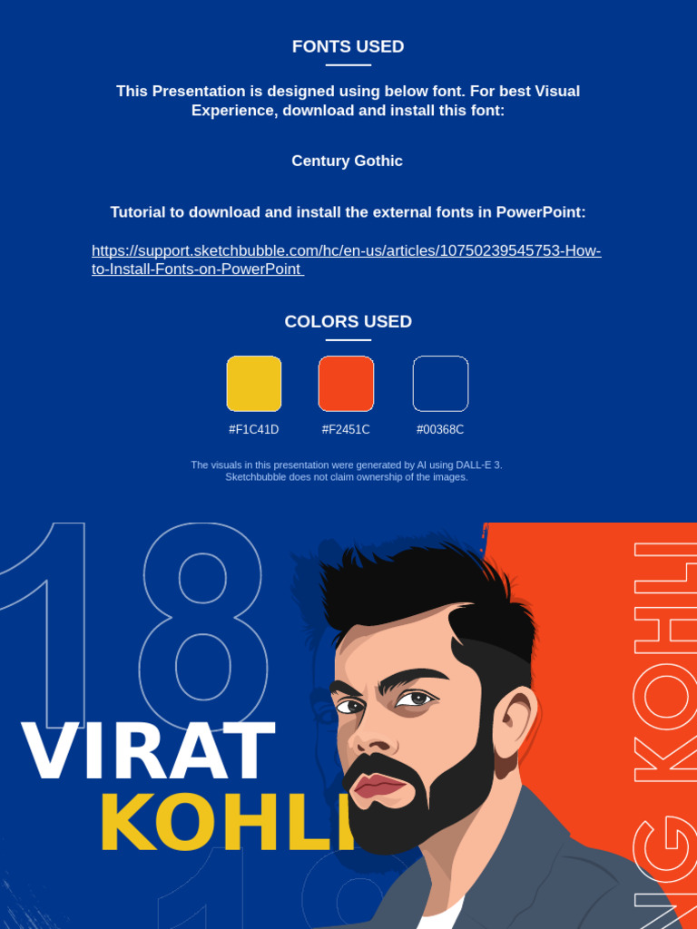 Virat Kohli: Cricket Career Overview | PDF | Ball And Bat Games | Summer Sports