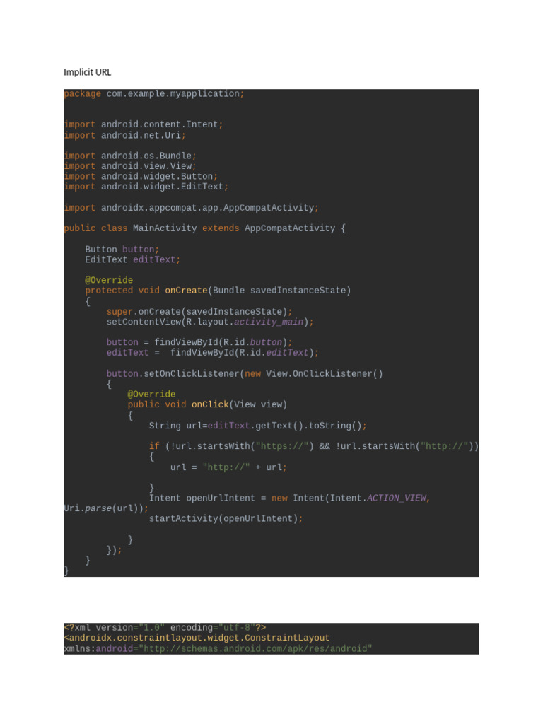Implicit URL | PDF | System Software | Computing