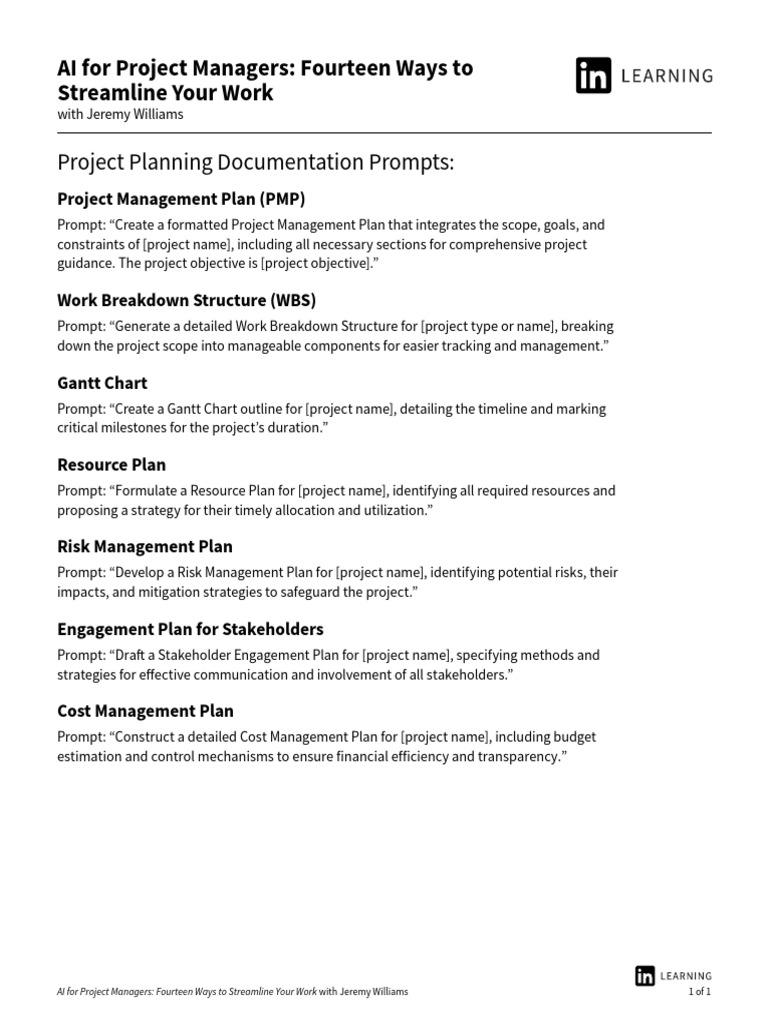 Planning Phase Template | PDF