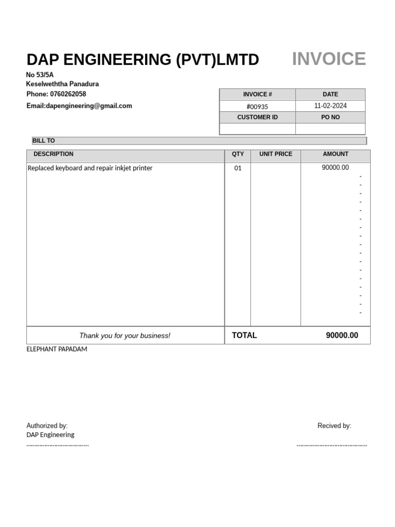 DAP ENGINEERING | PDF