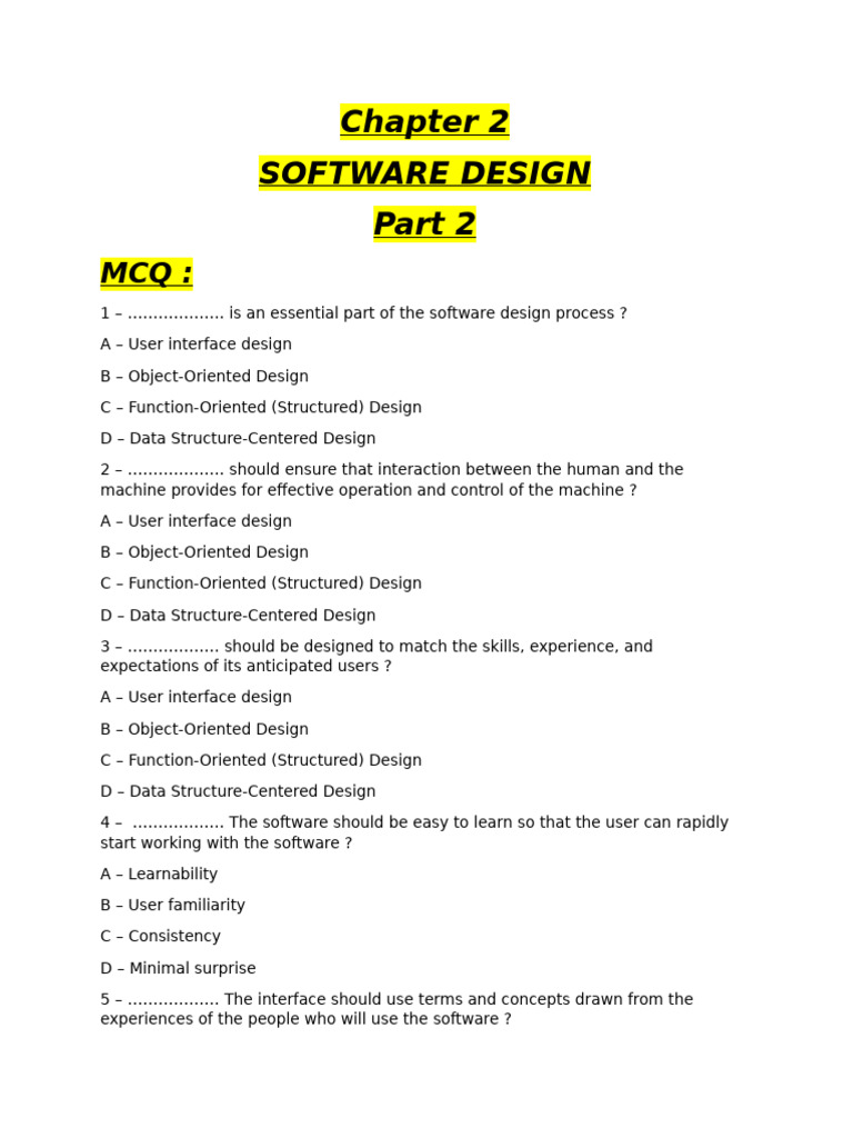Ch 2 (Q) Part 2 | PDF | Menu (Computing) | User Interface