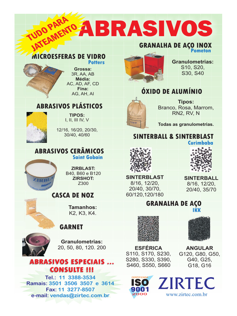 Abrasivos Zirtec | PDF