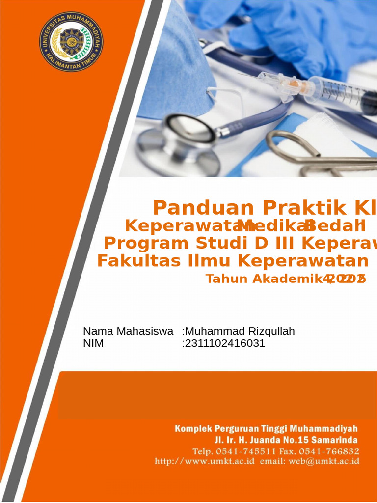 Panduan Praktik D3 Kep Semester 3 | PDF