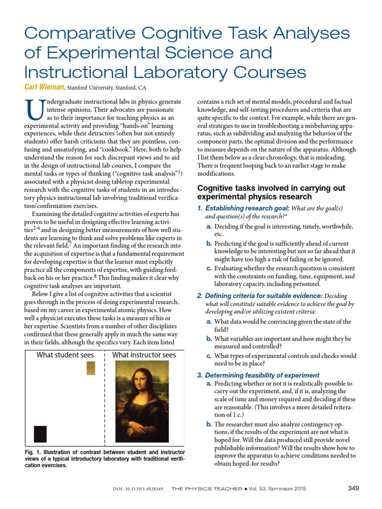 On Deliverate Practicepdf | PDF | Expert | Experiment