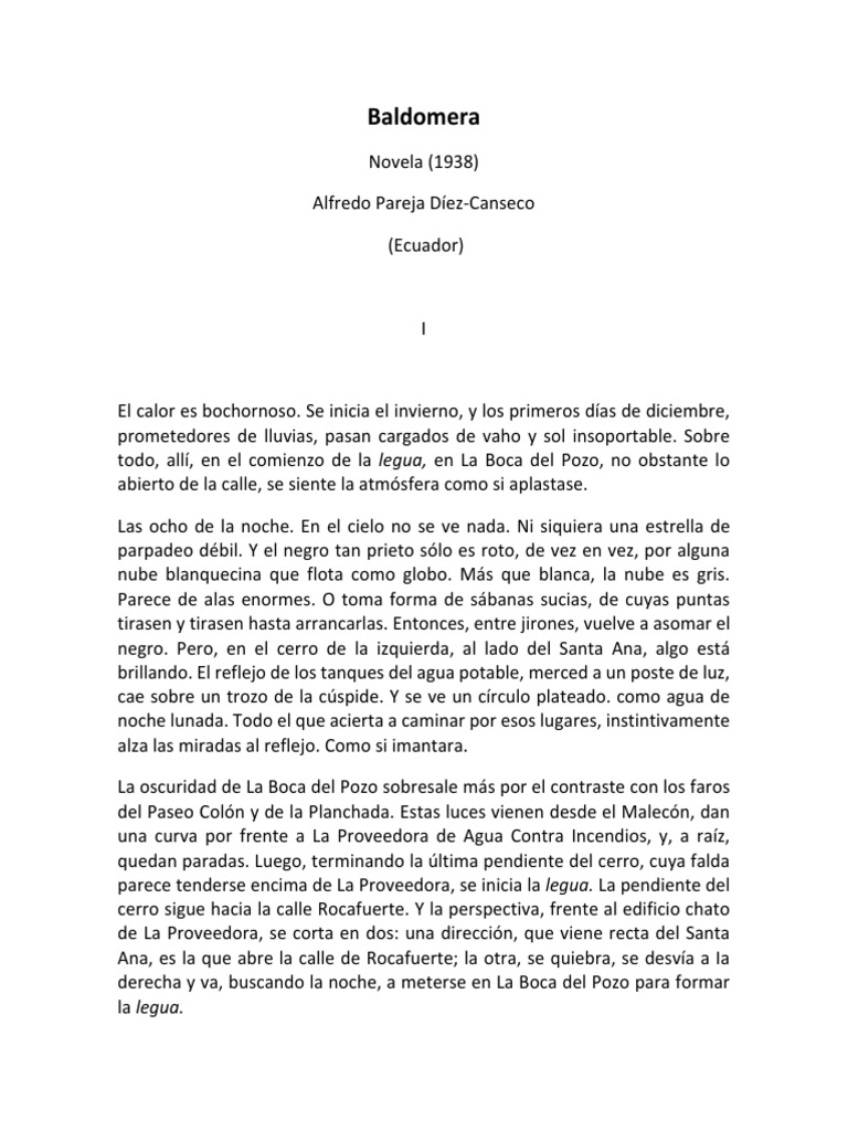 Baldomera | PDF