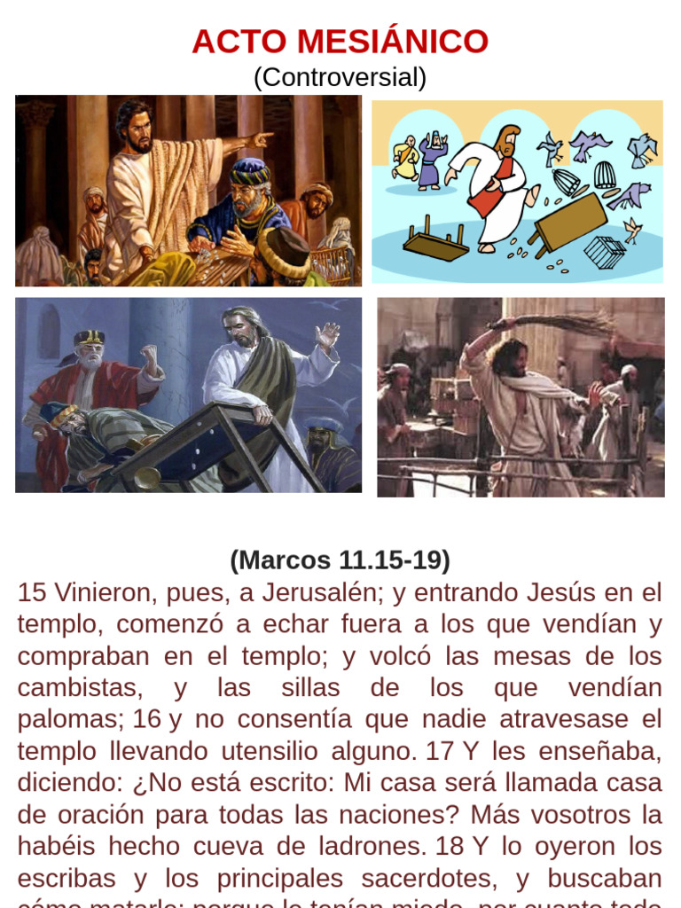 Acto Mesiánico | PDF | Jesús | Sacerdote