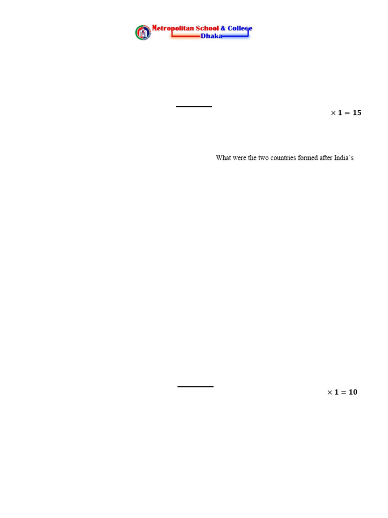 7 EV Histry & Social Hasnabad | PDF | Bangladesh | Bengal