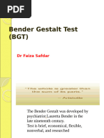 Bender Visual Motor Gestalt Test Overview | PDF | Psychology | Cognition