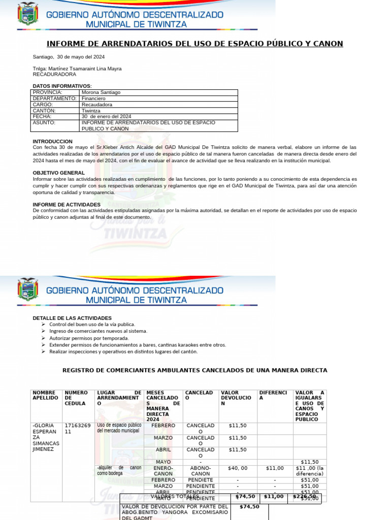 Informe de Arriendos | PDF | Economias | Business