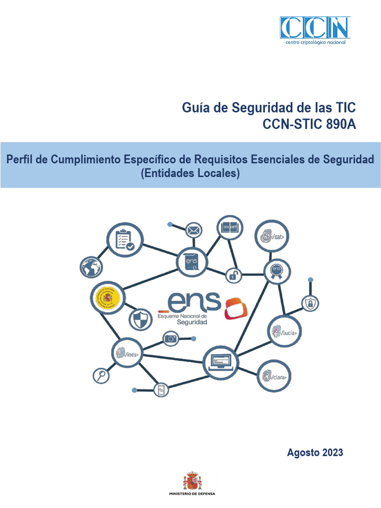 CCN-STIC-890A Perfil Cumplimiento Específico Requisitos Esenciales | PDF | Residuos | Agua