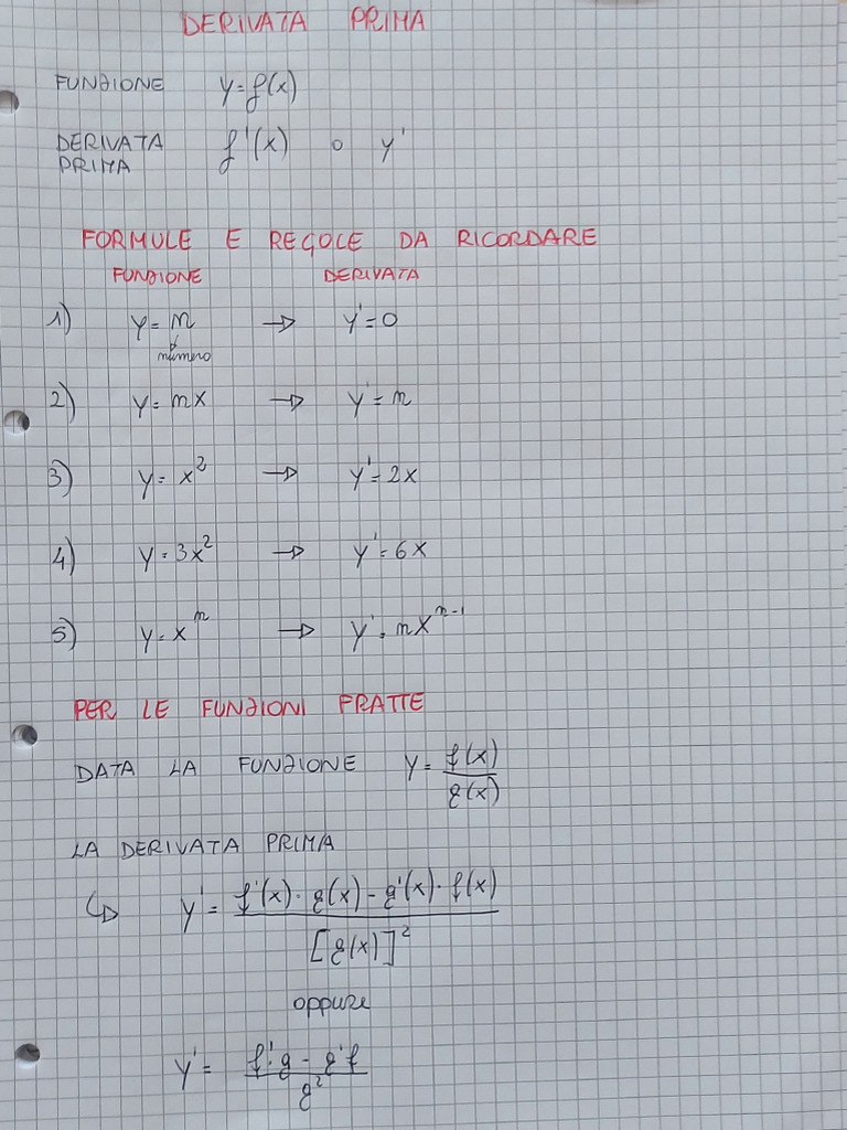 4 Derivata Prima | PDF