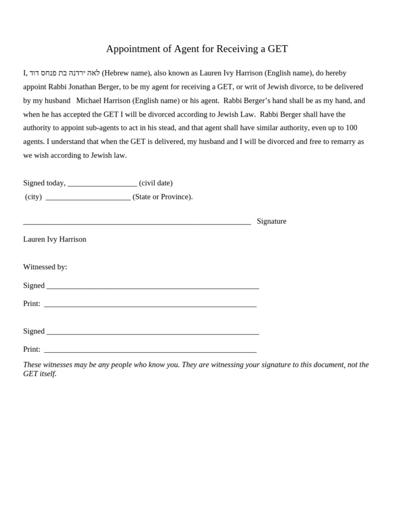 agency appointment wife | PDF