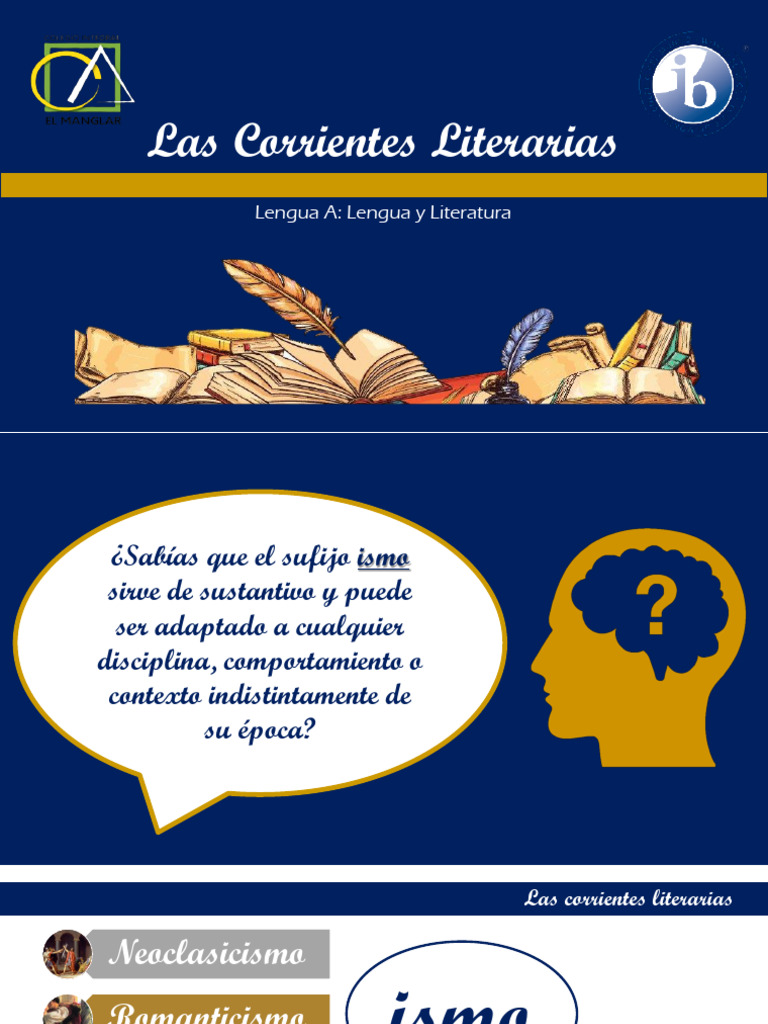 Corrientes Literarias: Evolución y Contexto | PDF | Vanguardia