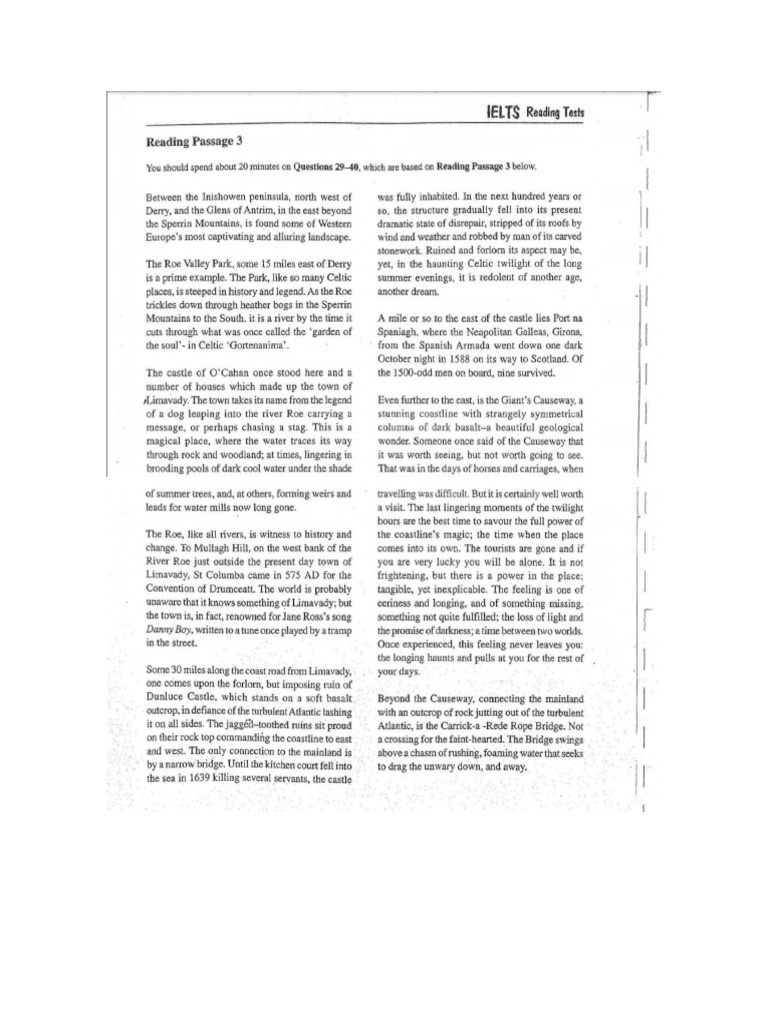 Reading Section 3 IELTS | PDF