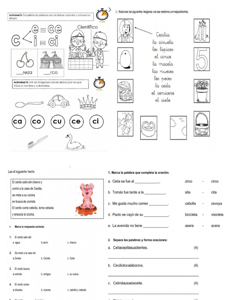 Actividades Ce Ci | PDF